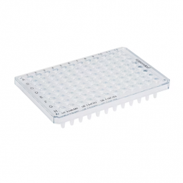 Twintec plaque PCR 96 puits, semi-skirted blanc/transparent